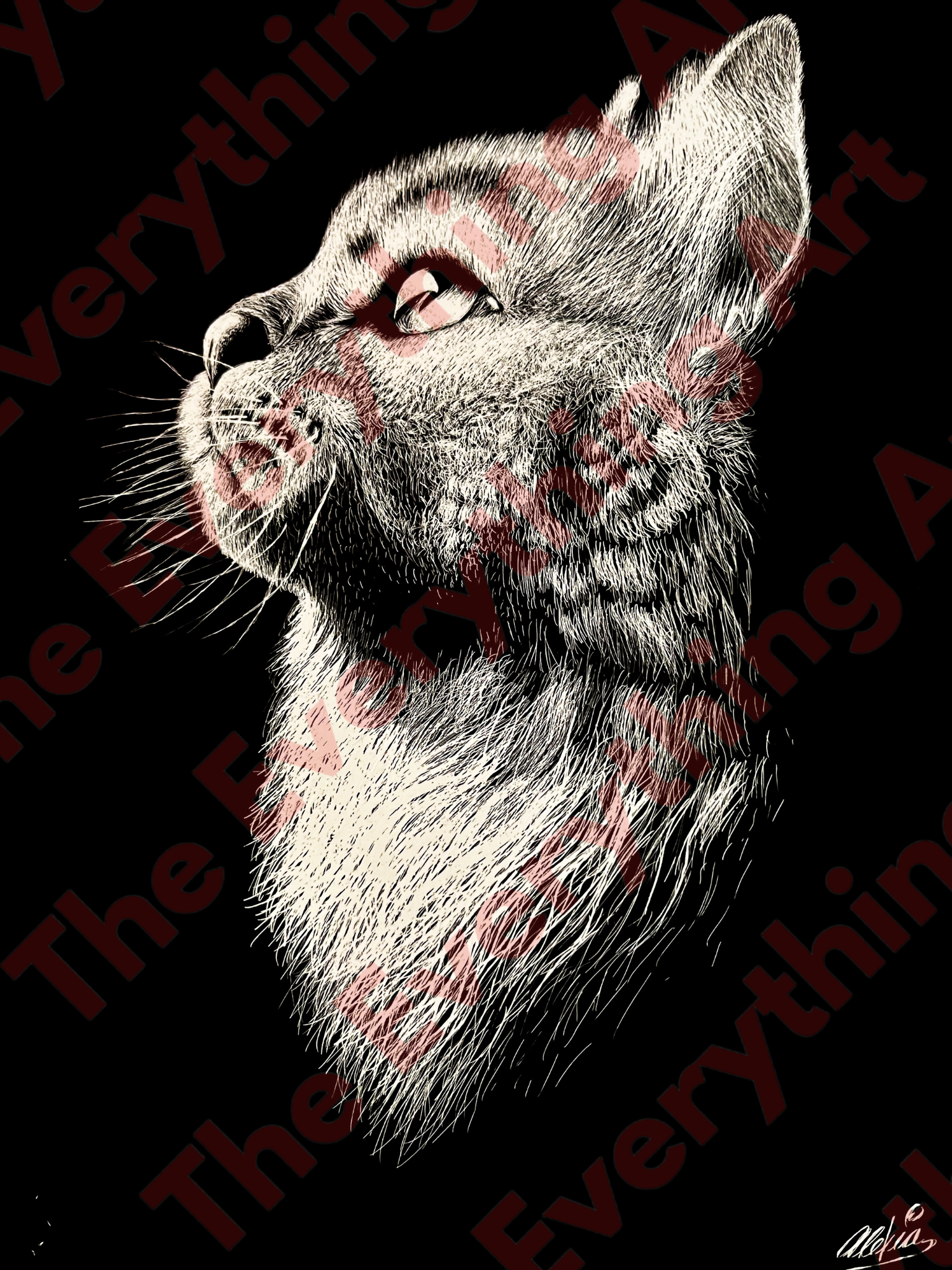 Scratch Art Cat – The Everything Art